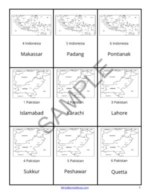 Cities of the World Geography Card Game | Made By Teachers