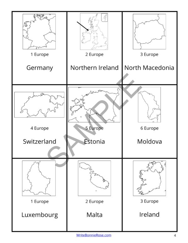 Countries of the World Geography Card Game | Made By Teachers