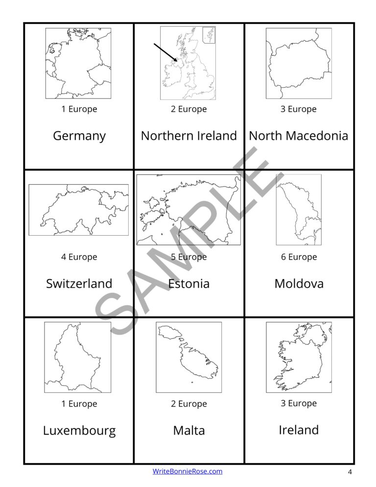 Countries of the World Geography Card Game | Made By Teachers