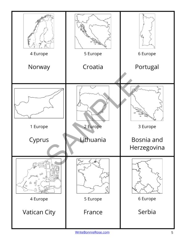 Countries of the World Geography Card Game | Made By Teachers