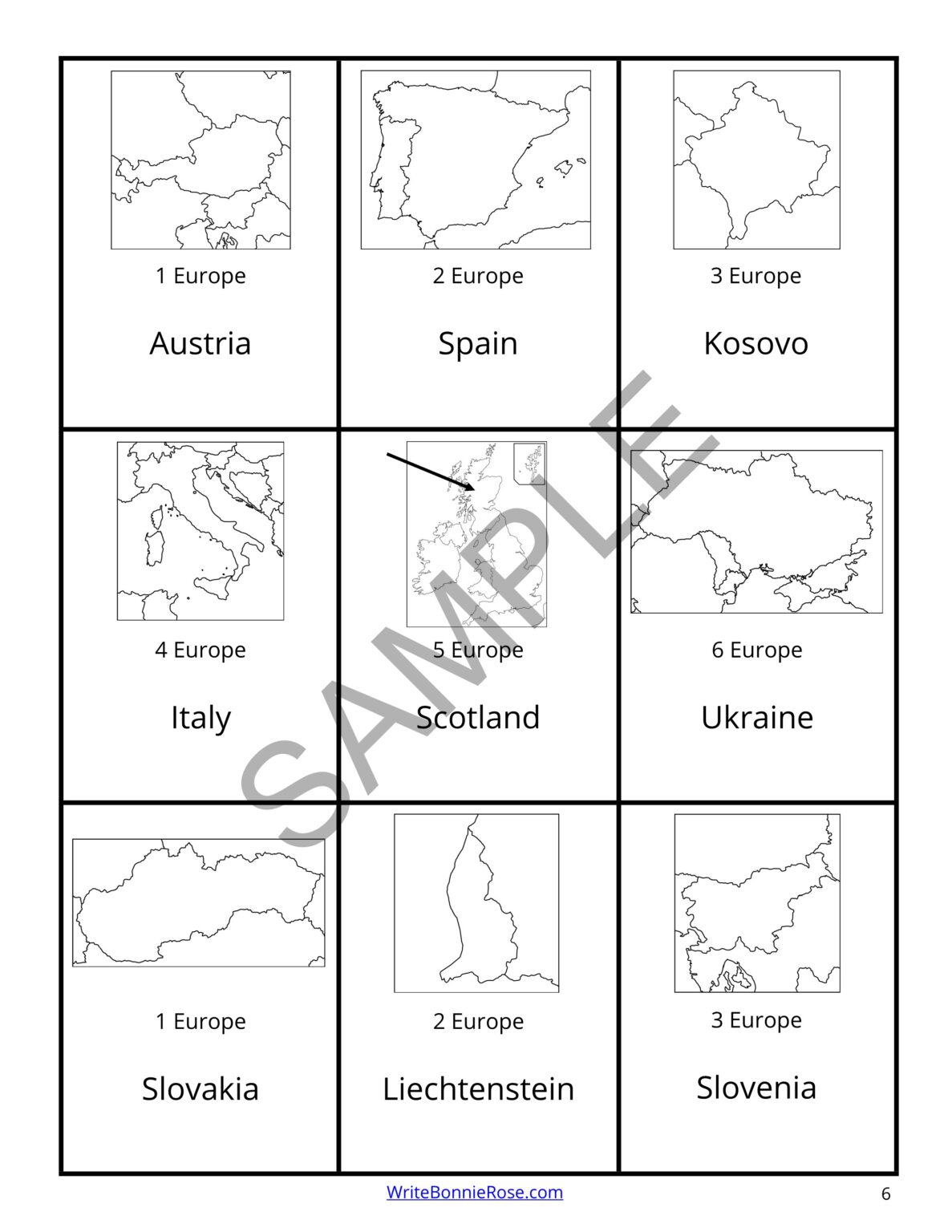 Countries of the World Geography Card Game | Made By Teachers