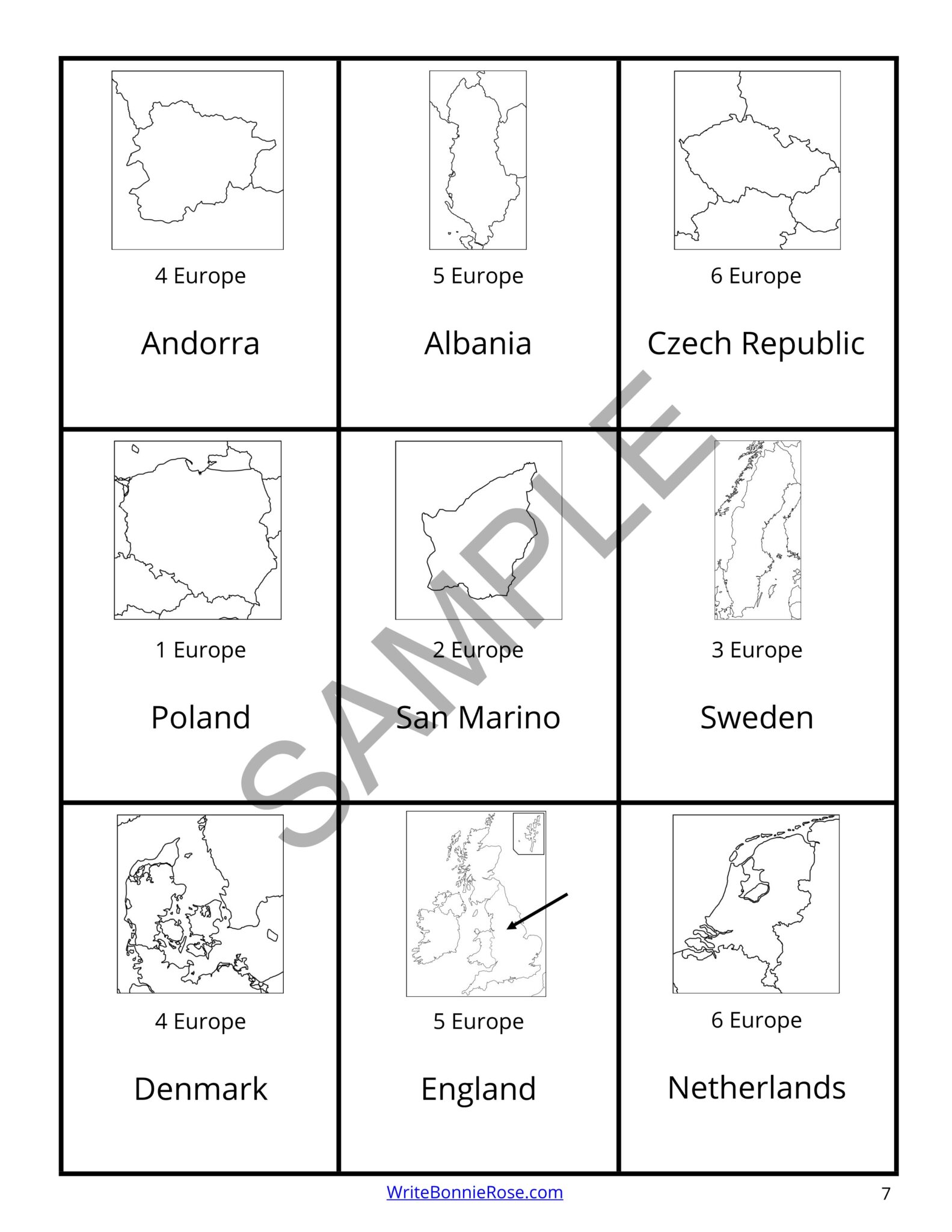 Countries of the World Geography Card Game | Made By Teachers
