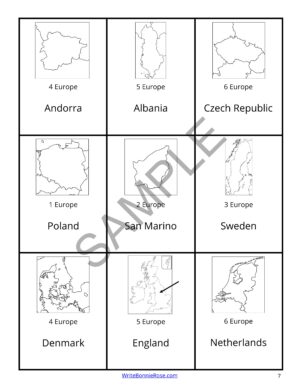 Countries of the World Geography Card Game | Made By Teachers