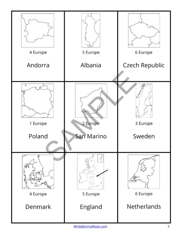 Countries of the World Geography Card Game | Made By Teachers