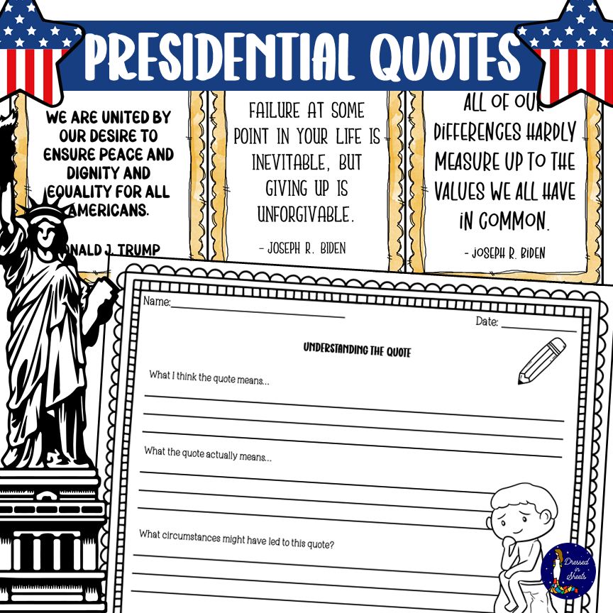 Presidential Quotes Pack | Made By Teachers