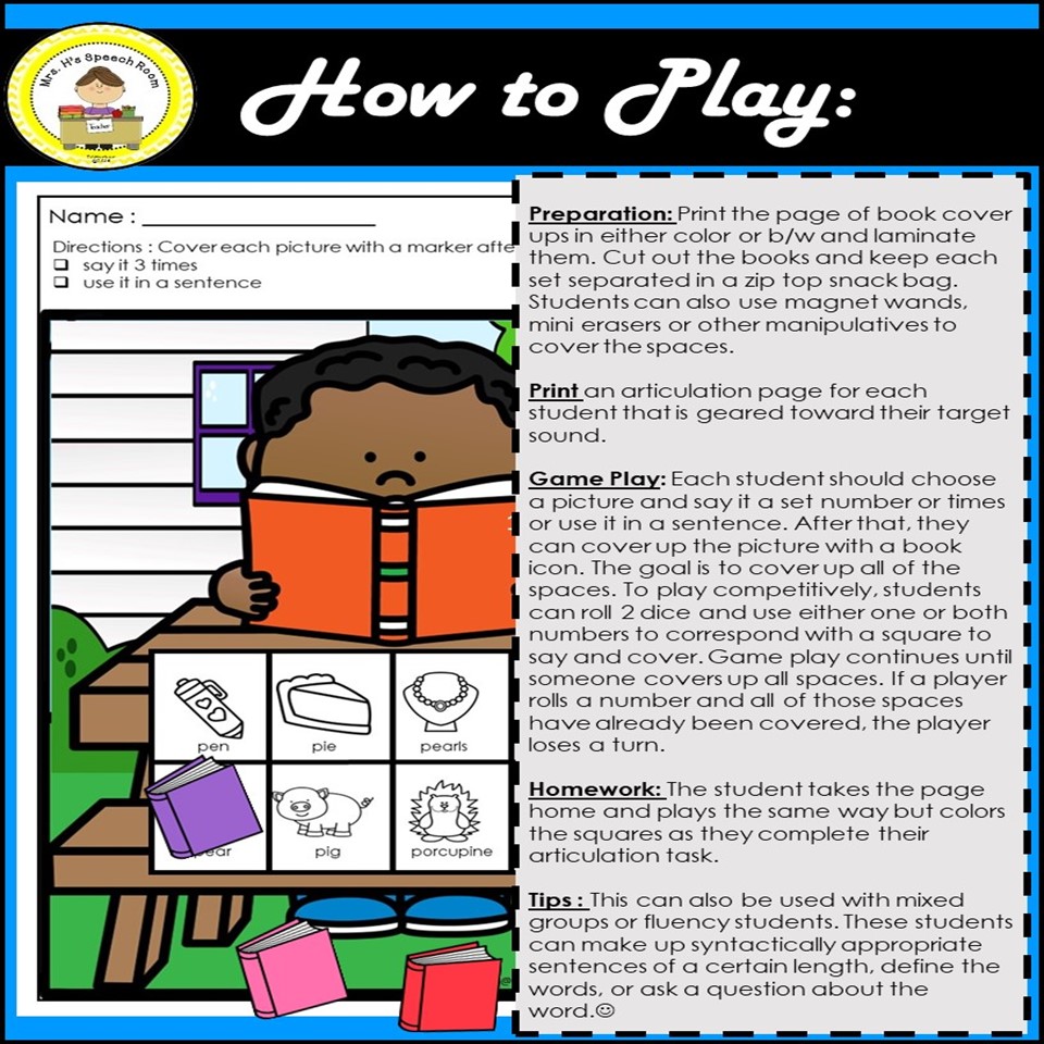 Read Around America Speech Therapy Articulation Activity | Made By Teachers