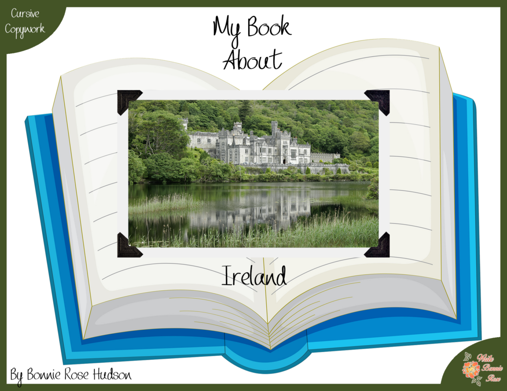 My Book About Ireland with Cursive Copywork | Made By Teachers