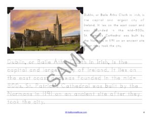 My Book About Ireland with Print Copywork | Made By Teachers