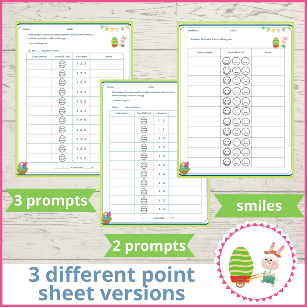 Point Sheet for Behavior- Easter | Made By Teachers