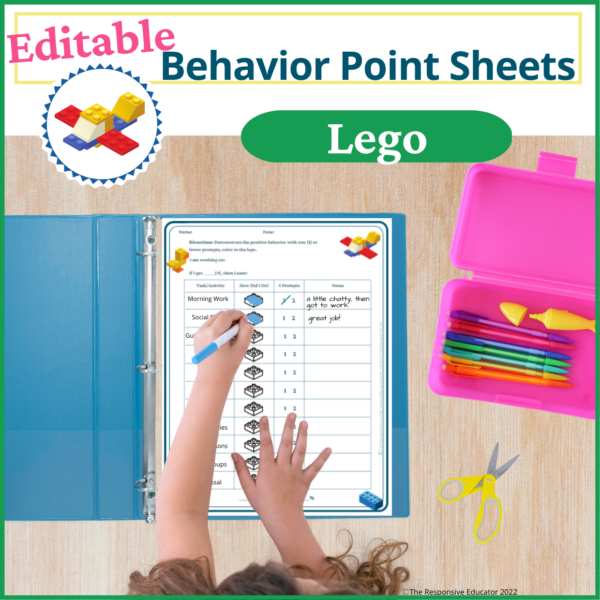 Point Sheet for Behavior- Lego | Made By Teachers