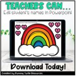 St Patricks Day Name Craft, Editable Rainbow Craft | Made By Teachers