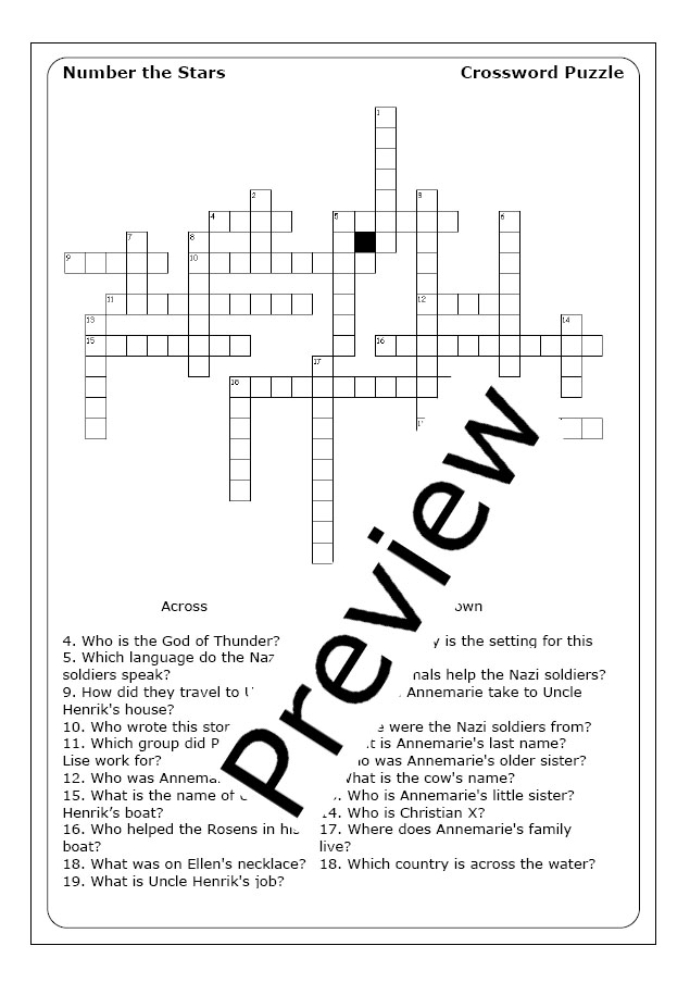 Lois Lowry "Number the Stars" worksheets | Made By Teachers