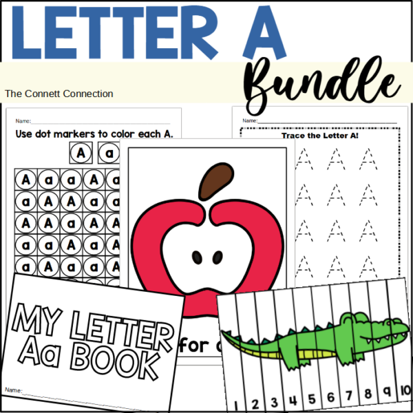 Letter A Worksheet and Centers Bundle | Made By Teachers