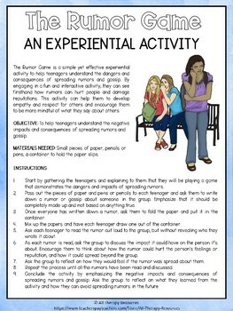 Gossiping & Rumors Character Education | Made By Teachers