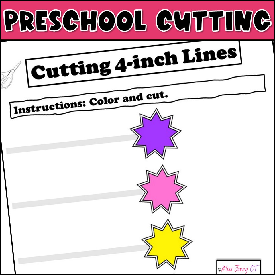 Printable Preschool Scissors Cutting Practice Worksheets | Made By Teachers