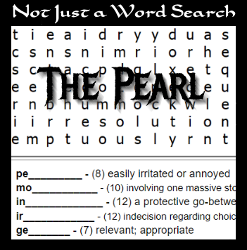 THE PEARL - Prereading Vocabulary Puzzle, Quiz, Test, Review - NO PREP ...