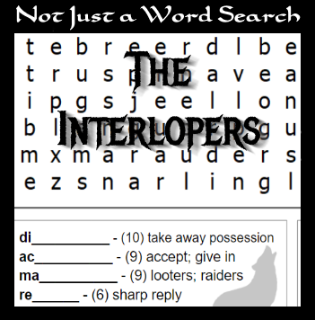 THE INTERLOPERS Prereading Vocabulary Puzzle, Quiz, Review, Worksheet ...