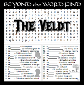 THE VELDT Prereading Vocabulary Puzzle, Quiz, Worksheet, Test, Review ...