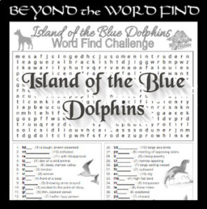 ISLAND OF THE BLUE DOLPHINS Prereading Vocabulary Puzzle, Worksheet ...
