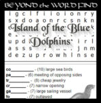 ISLAND OF THE BLUE DOLPHINS Prereading Vocabulary Puzzle, Worksheet ...