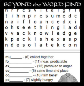 THE BOY IN THE STRIPED PAJAMAS - Prereading Vocabulary Puzzle Worksheet ...