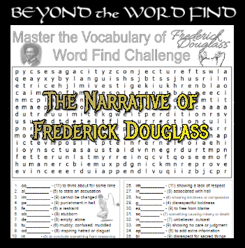 FREDERICK DOUGLASS Vocabulary Puzzle Activity, Quiz, Worksheet, Test ...