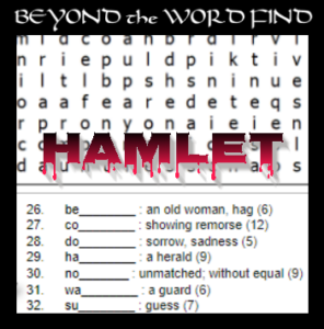 HAMLET Prereading Vocabulary Puzzle, Quiz, Worksheet, Test - NO PREP ...