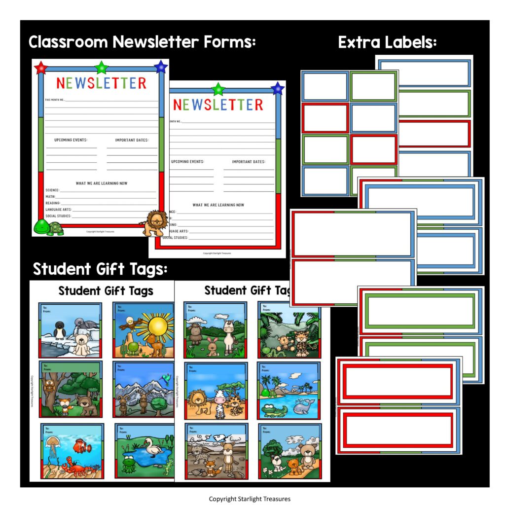 Classroom Decor Pack - Animal Theme | Made By Teachers