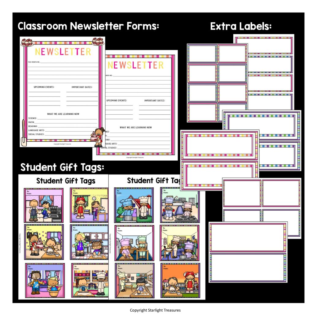 Classroom Decor Pack - Cooking/Baking Theme | Made By Teachers