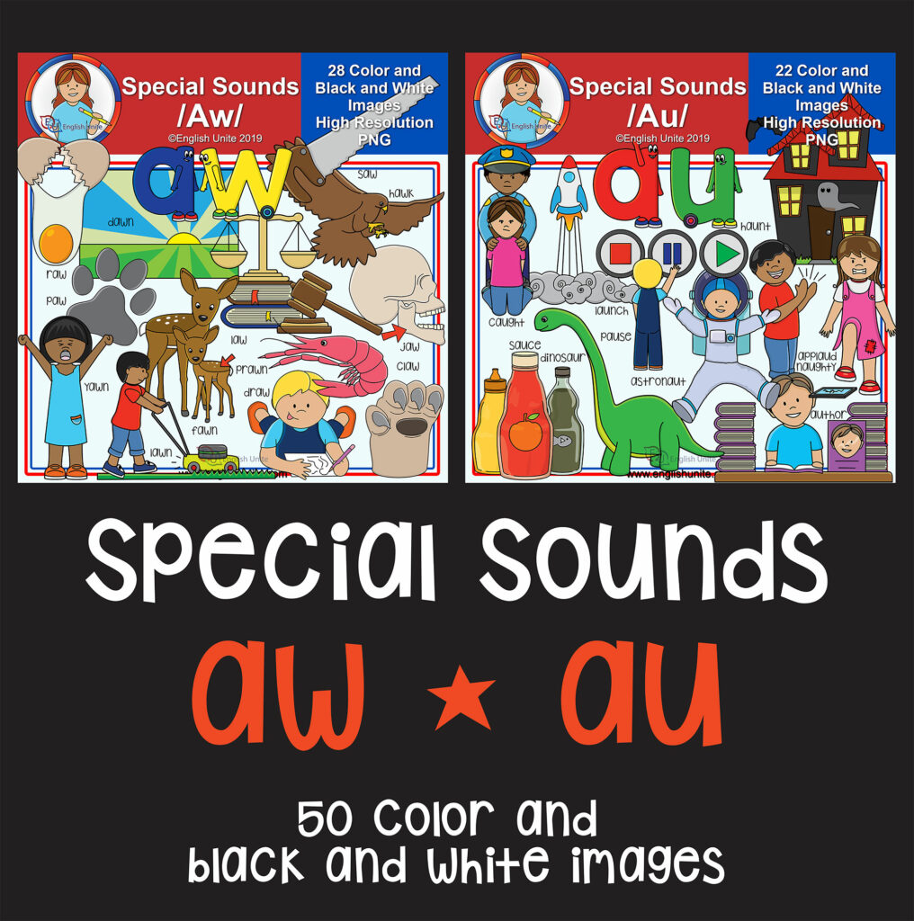 Clip Art - Special Sounds Bundle (Aw and Au) | Made By Teachers