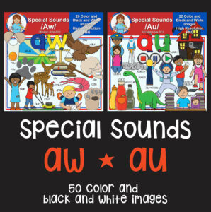 Clip Art - Special Sounds Bundle (Aw and Au) | Made By Teachers