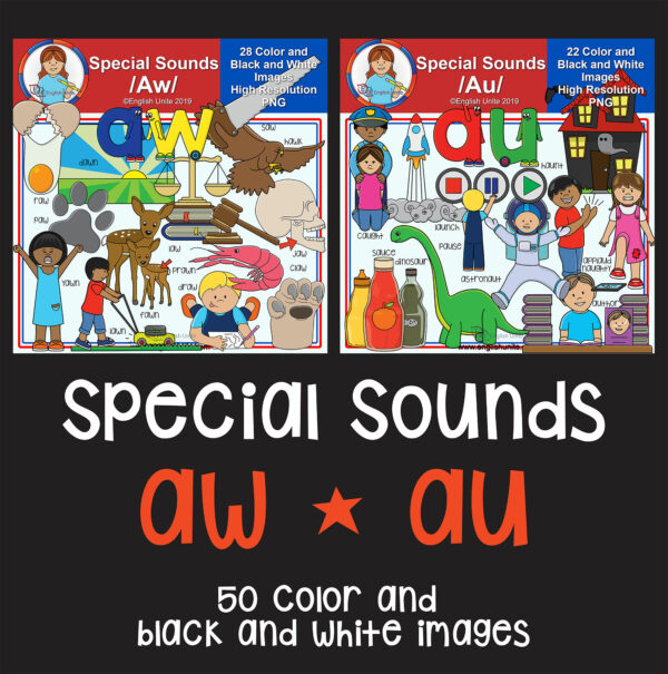 Clip Art - Special Sounds Bundle (Aw and Au) | Made By Teachers