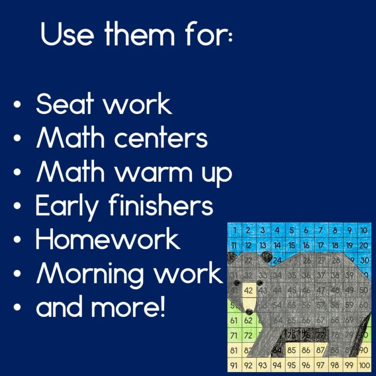 Bears 100s Chart | Hundreds Charts | 100 Chart Panda Polar Brown and ...