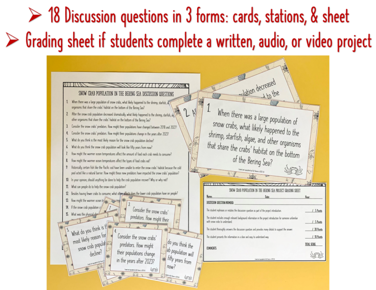 Populations in Ecosystems Lesson Plan NGSS MS-LS2-1 and MS-LS2-4 with ...