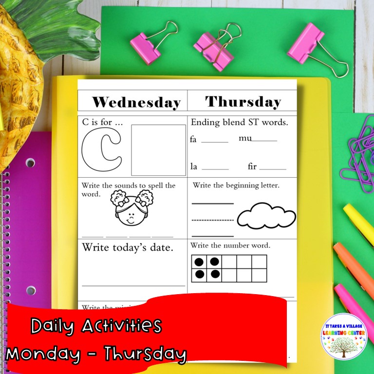 ELA Kindergarten Morning Work | Made By Teachers