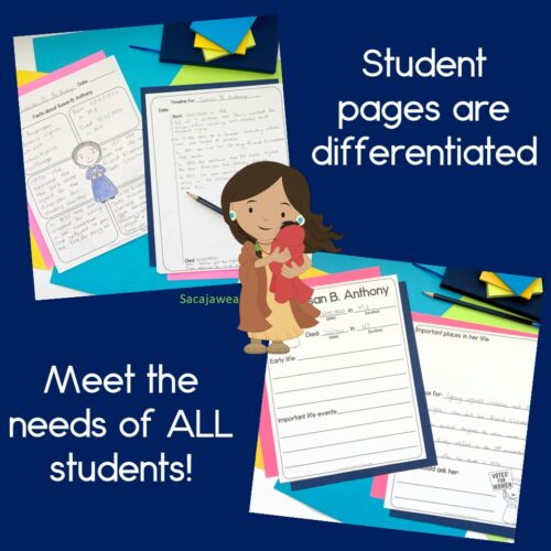 Biography Research Project Graphic Organizers | 78 Differentiated ...