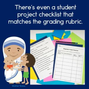 Biography Research Project Graphic Organizers | 78 Differentiated ...