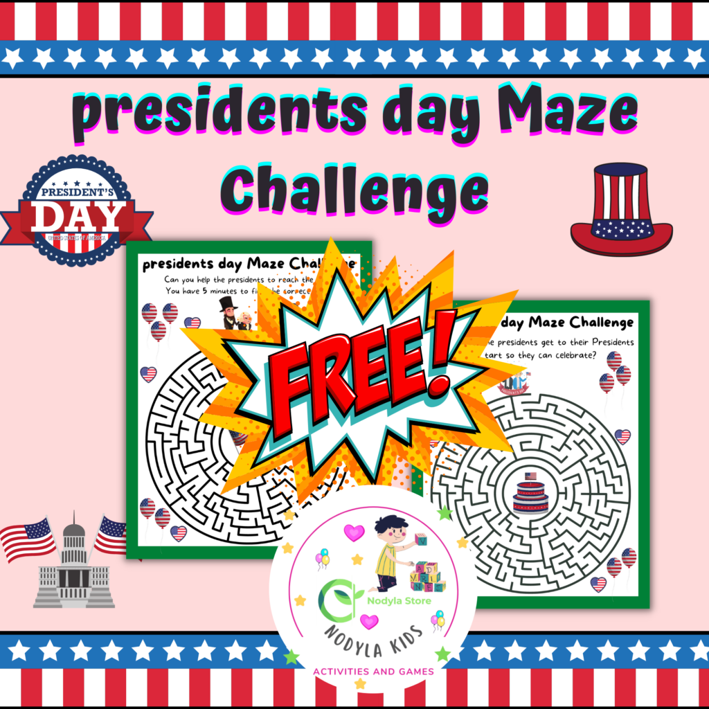 presidents day Maze Challenge - Free.pdf | Made By Teachers