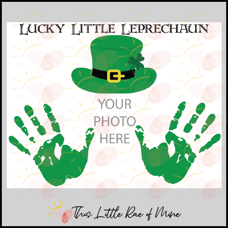 Lucky Little Leprechaun - St Patrick's Day - handprint Art - photo ...
