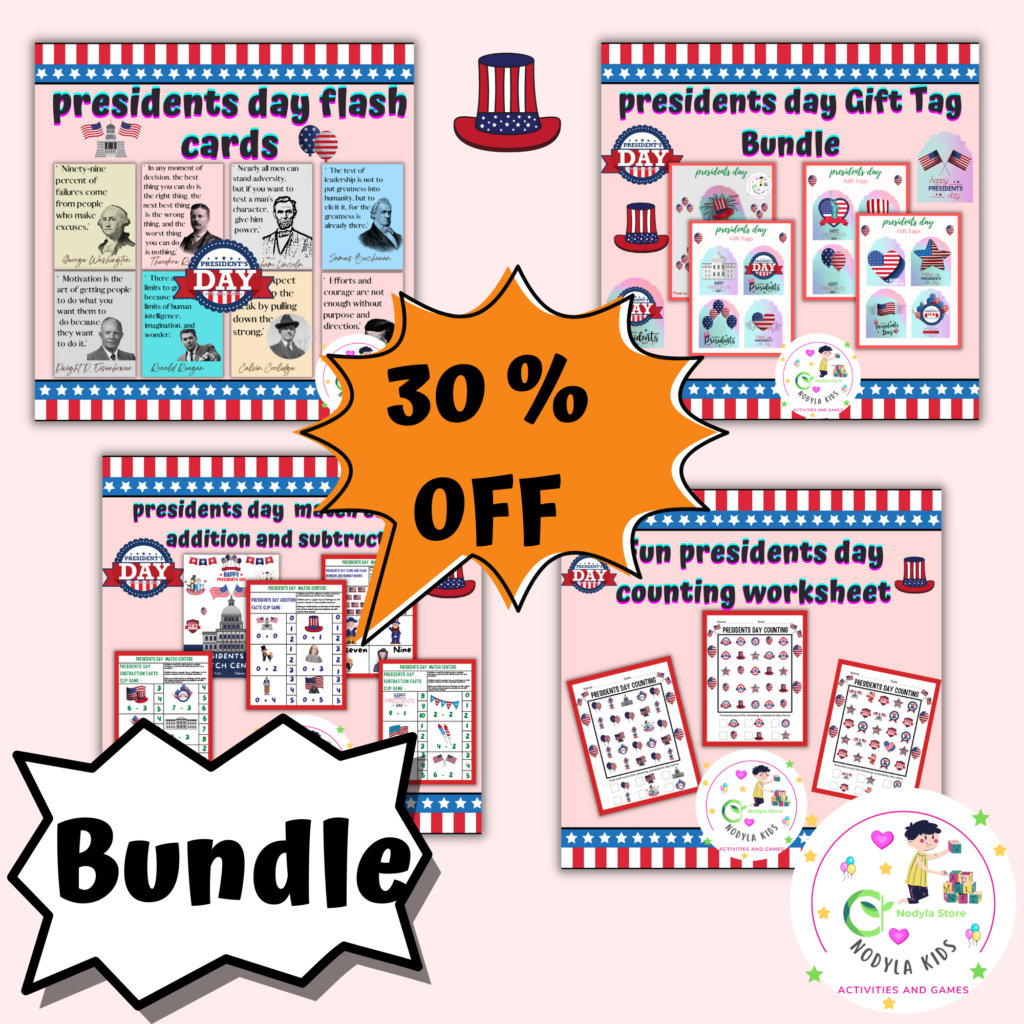 presidents day activities for kids Bundle | Made By Teachers