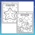 Ocean Animals Coloring Pages | Ocean Coloring Sheets | Ocean Coloring ...