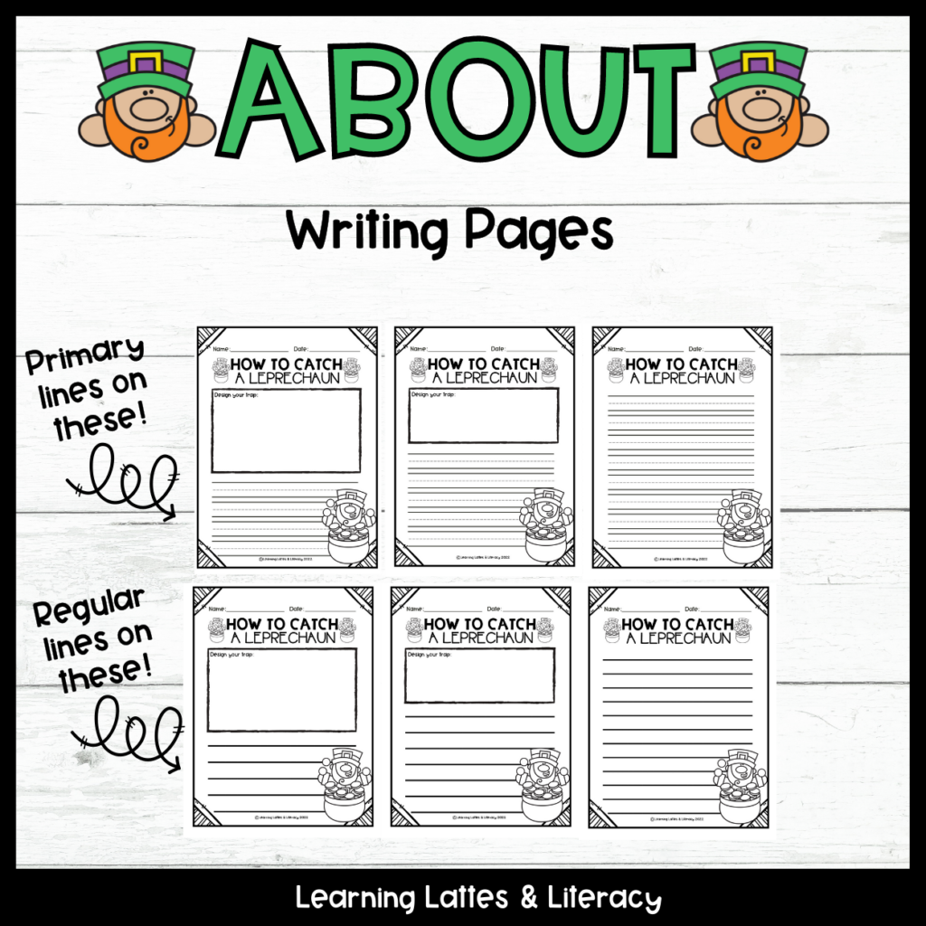 How to Catch A Leprechaun Writing Activity How To Holiday March Writing ...