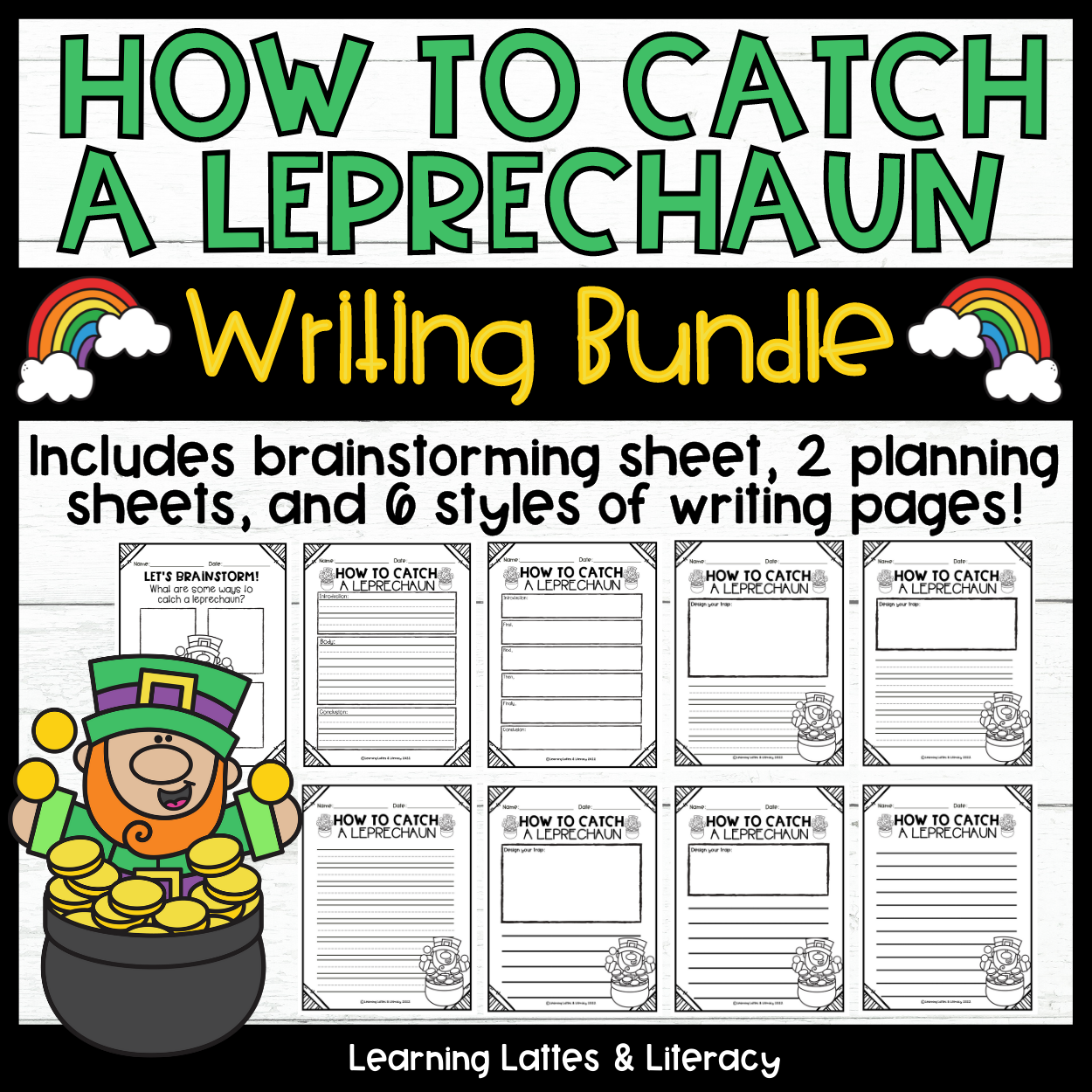 How to Catch A Leprechaun Writing Activity How To Holiday March Writing ...