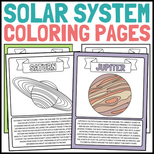 Solar System and Planets Coloring Pages | Solar System and Planets ...