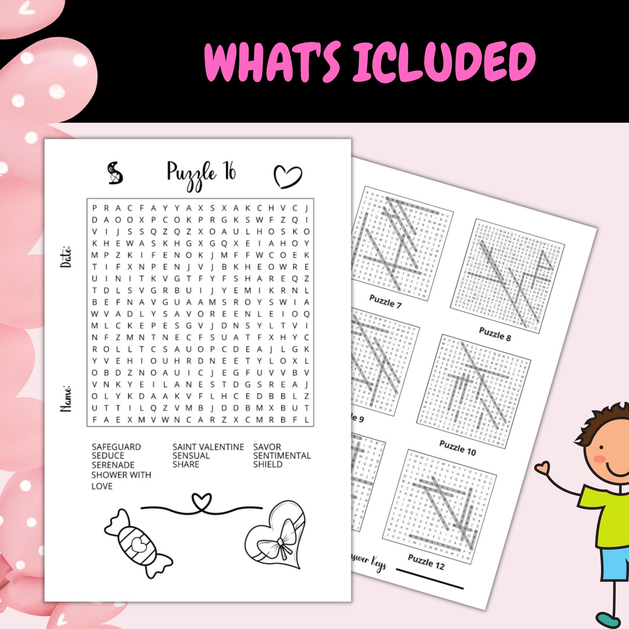 Valentine's Day Activities. Valentine's Day Word Search Puzzle. 22 ...