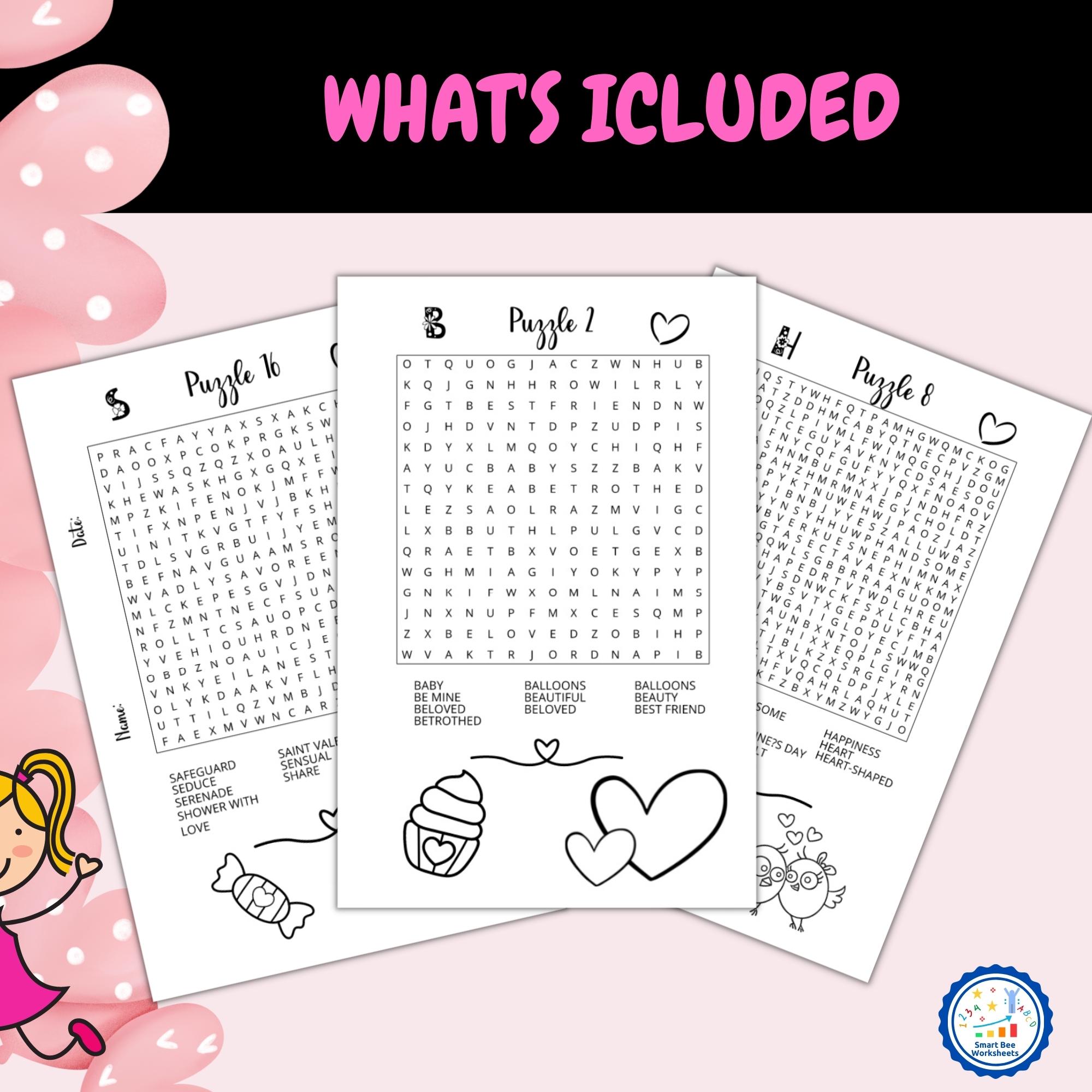 Valentine's Day Activities. Valentine's Day Word Search Puzzle. 22 ...