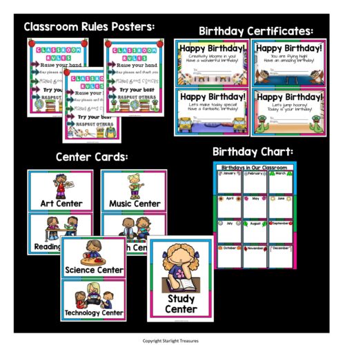 Classroom Decor Pack - School Theme | Made By Teachers