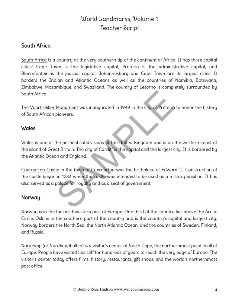 World Landmarks Volume 1 File Folder Game | Made By Teachers