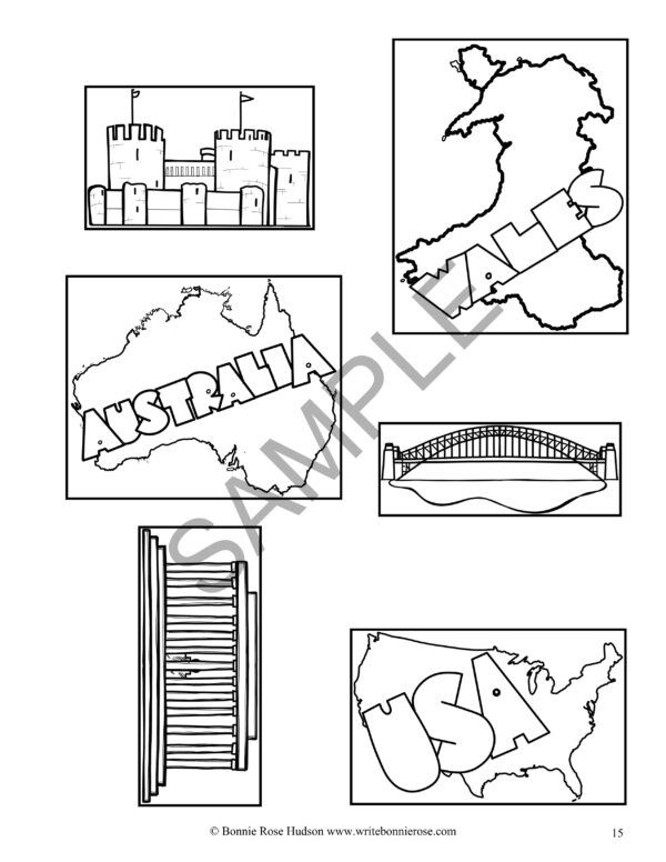 World Landmarks Volume 1 File Folder Game | Made By Teachers