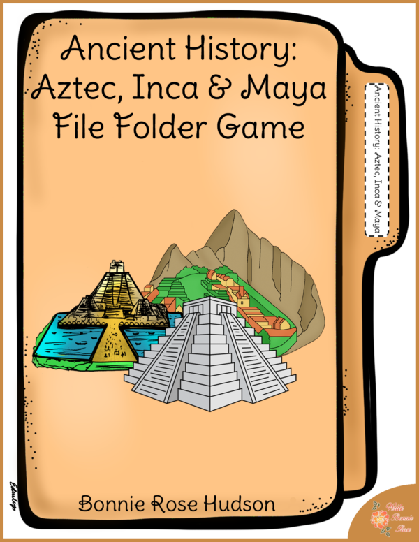 Ancient History: Aztec, Inca & Maya File Folder Game | Made By Teachers